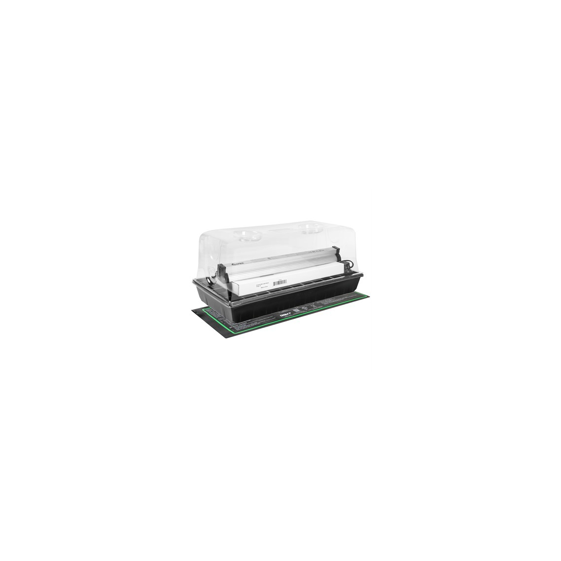 SUNPACK Mini Greenhouse Kit | LED Light | BPA-Free | Dome, Tray, Insert